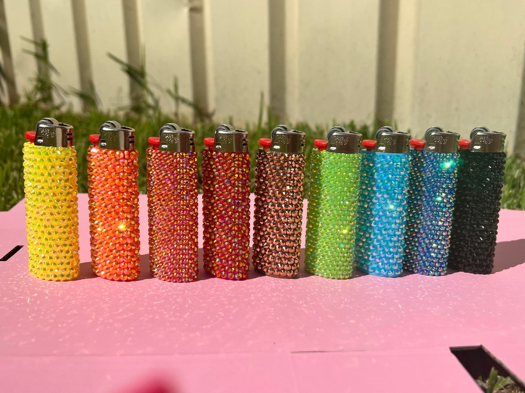 Bling Covered Colourful Lighters Jewelled Covered Lighters - Etsy