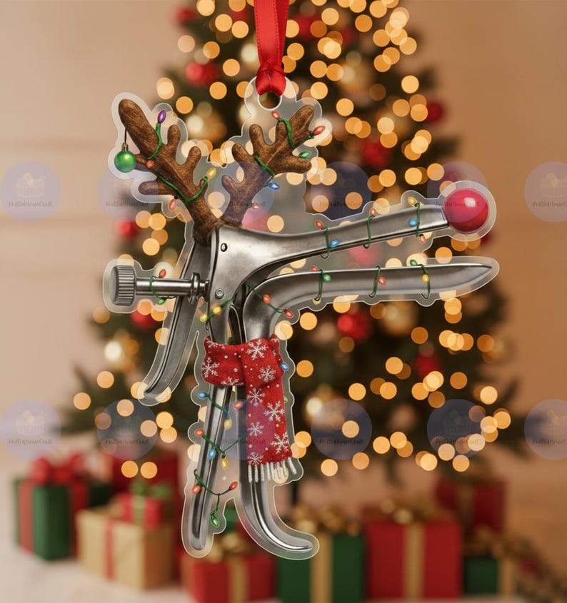 Personalized Speculum Christmas Ornament, Gift for Doctors, Nurses ...