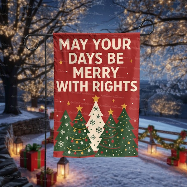 Woke Christmas Flag - Etsy UK