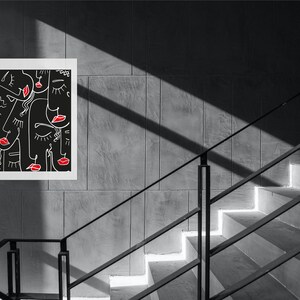 Abstract Face Svg Abstract Female Face Svg Line Art Svg - Etsy