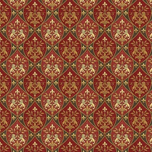 Miniature Tudor Dollhouse Wallpaper, Historic 16th Century Tapestry ...