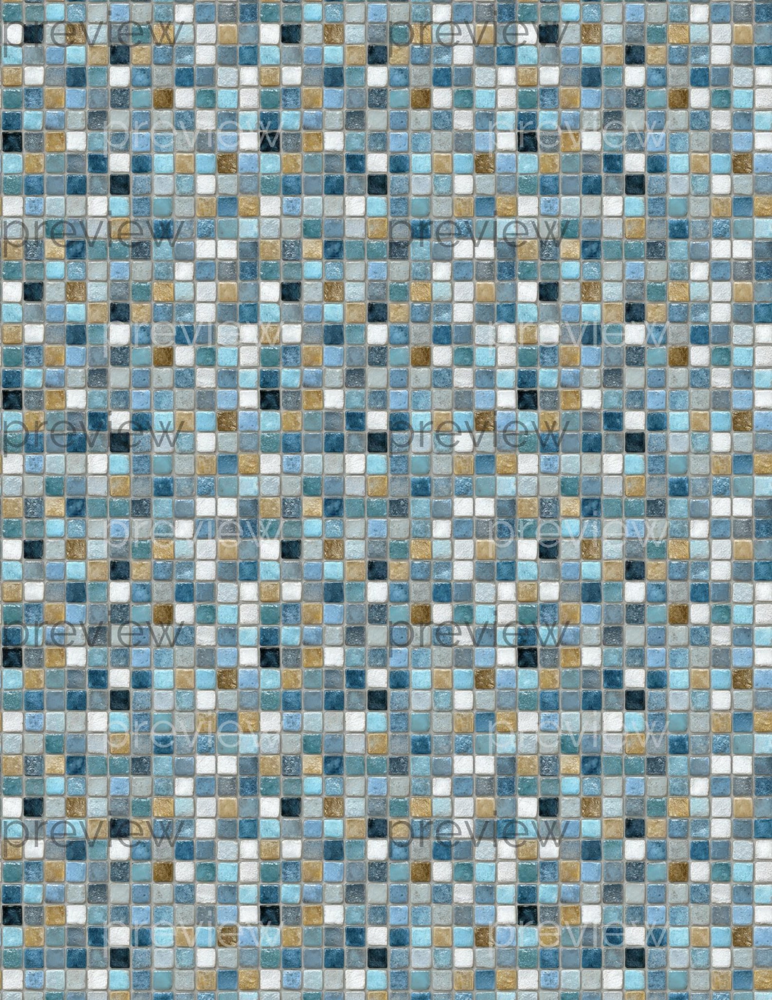 Nautical Dollhouse Tiles, Miniature Printable Blue Tile Designs (PDF ...