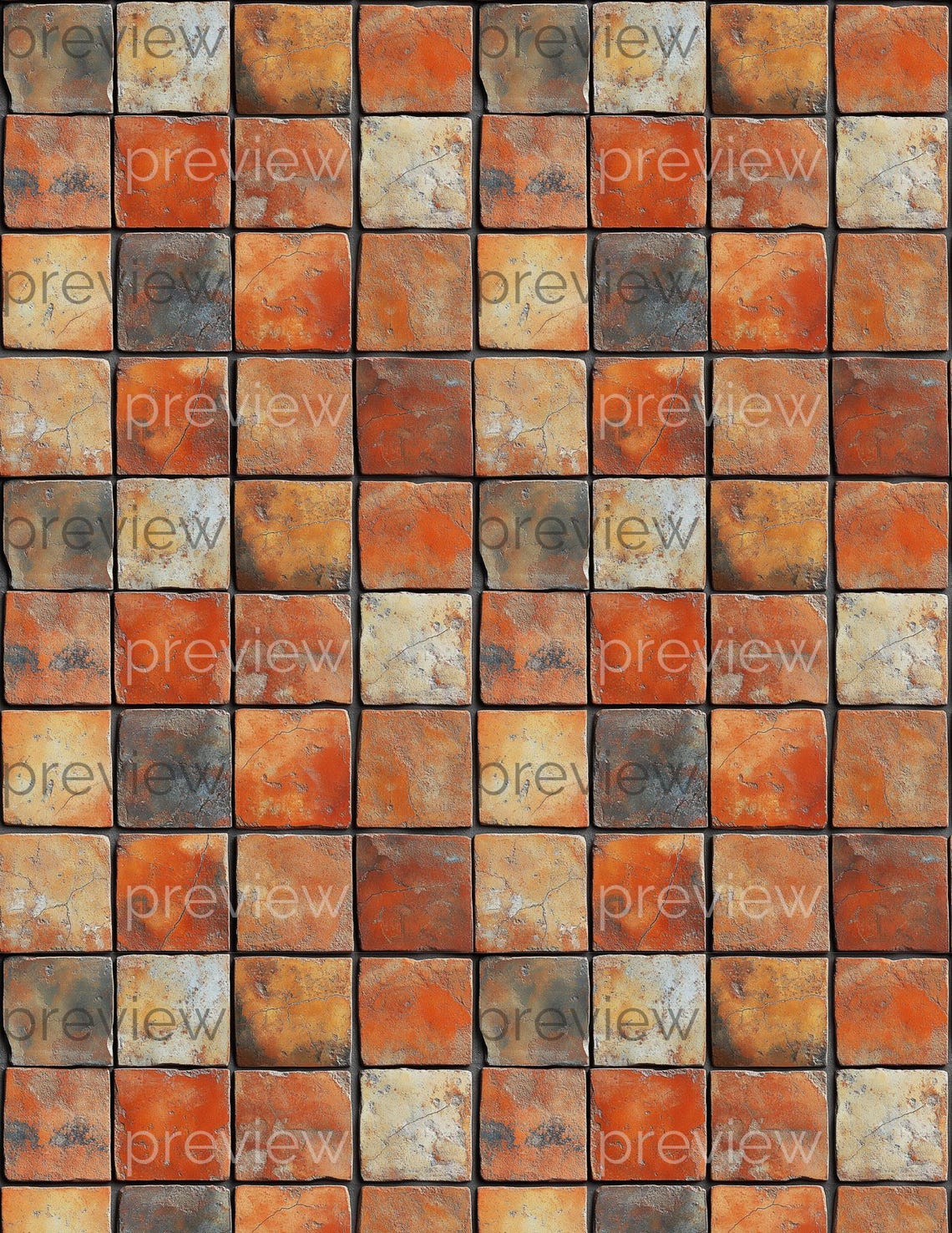Dollhouse 1:12 Scale Terracotta Tiles X 8 A4 Printable Sheets - Rustic ...