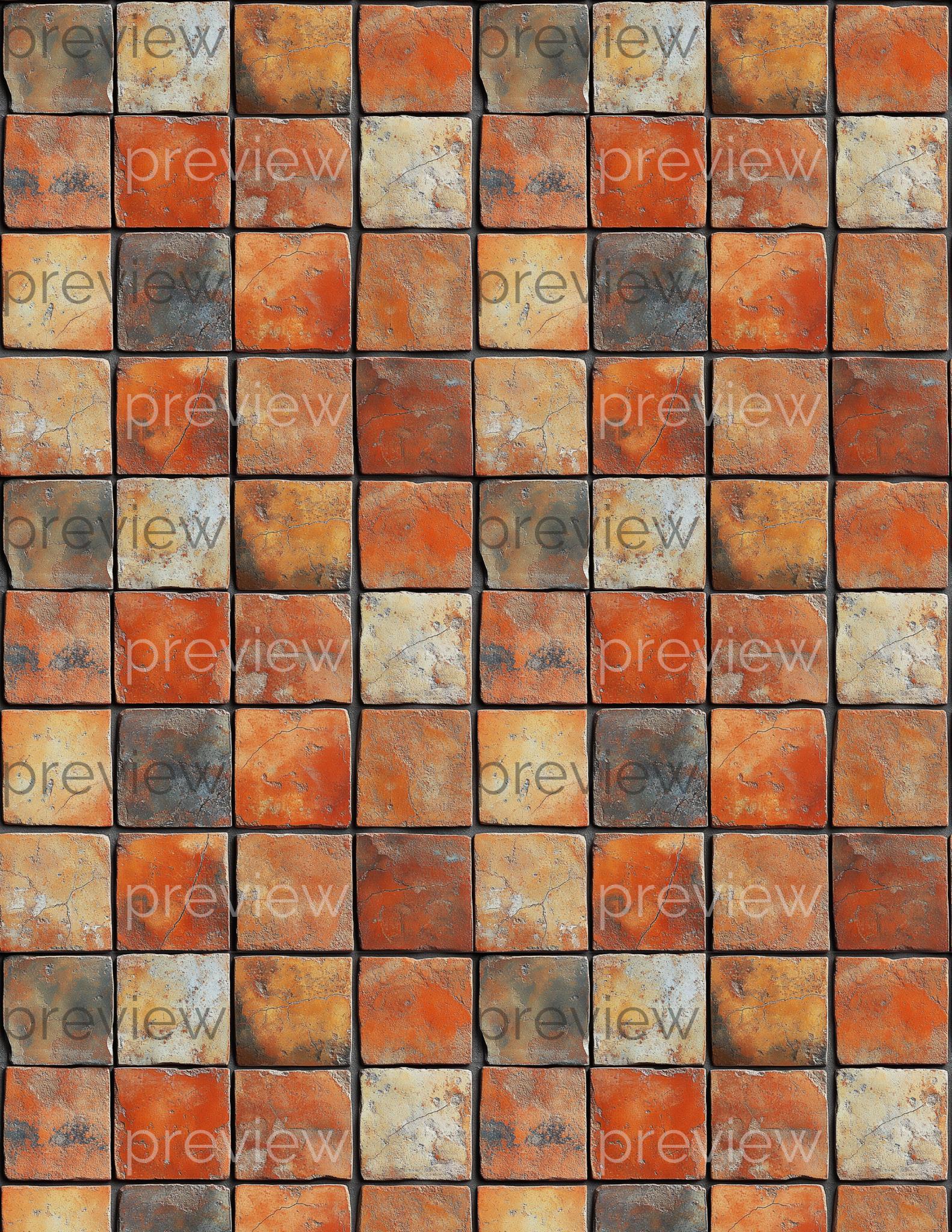 Dollhouse 1:12 Scale Terracotta Tiles X 8 A4 Printable Sheets - Rustic ...