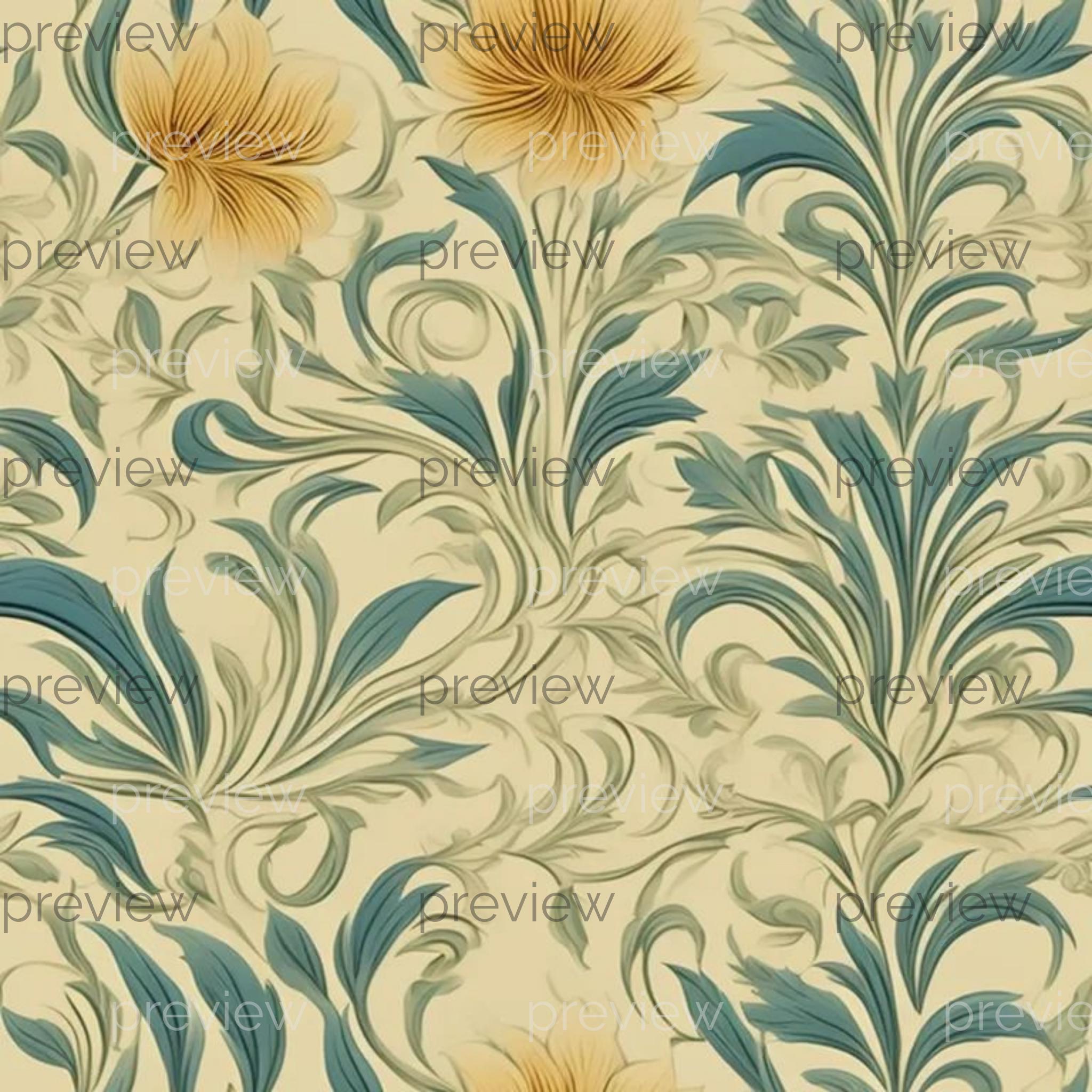 Dollhouse 1:12 Scale Wallpaper X 8 A4 Printable Digital Download Sheets ...