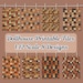 Dollhouse 1:12 Scale Wallpaper X 8 A4 Printable Digital Download Sheets ...