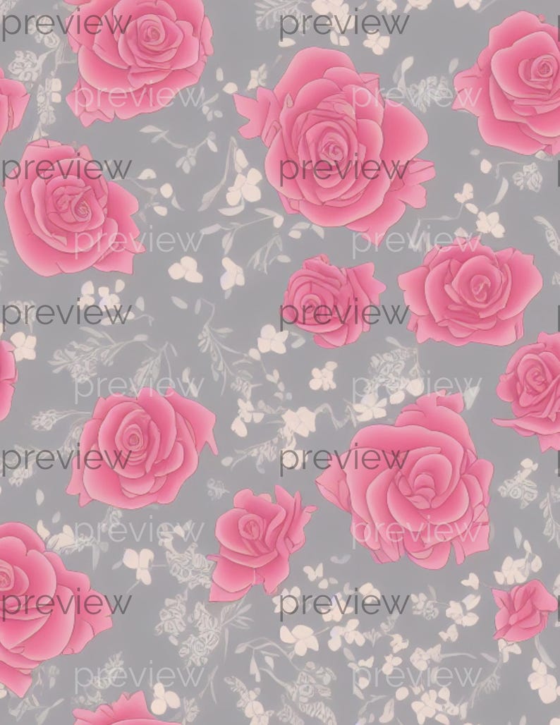 Dollhouse 1:12 Scale Wallpaper X 8 A4 Printable Digital Download Sheets ...