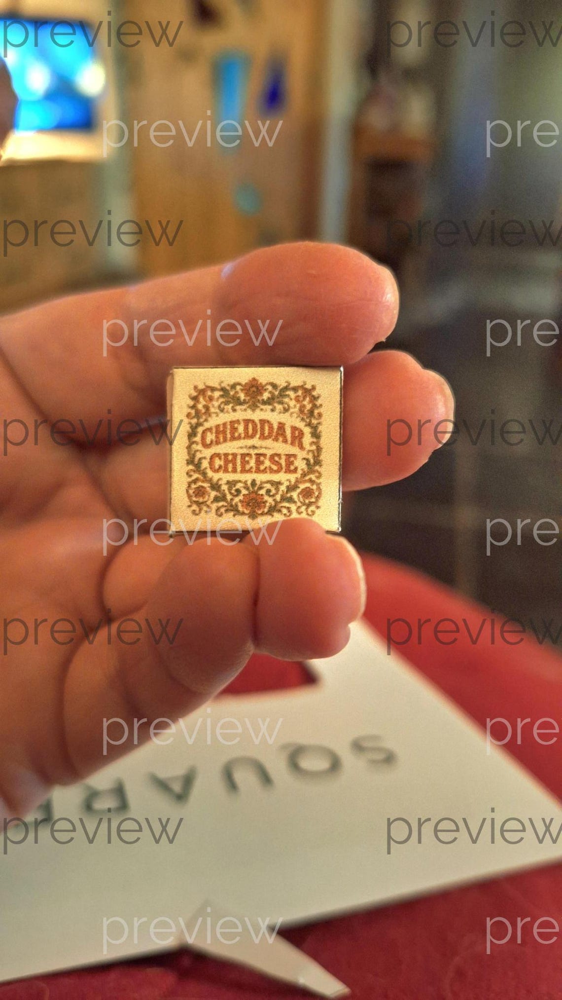 Dollhouse Miniature Cheese Boxes Printable: Cut, Fold & Glue (PDF ...