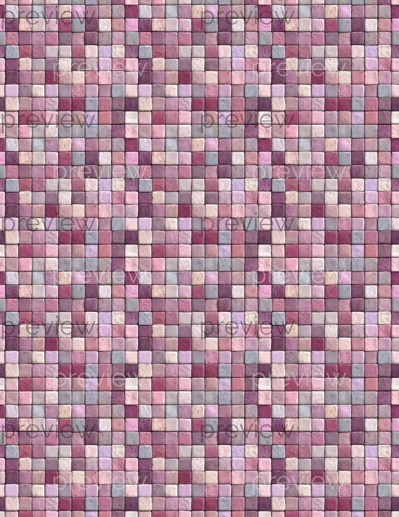 Patchwork Dollhouse Tiles: 8 Printable Miniature Designs (PDF Download ...