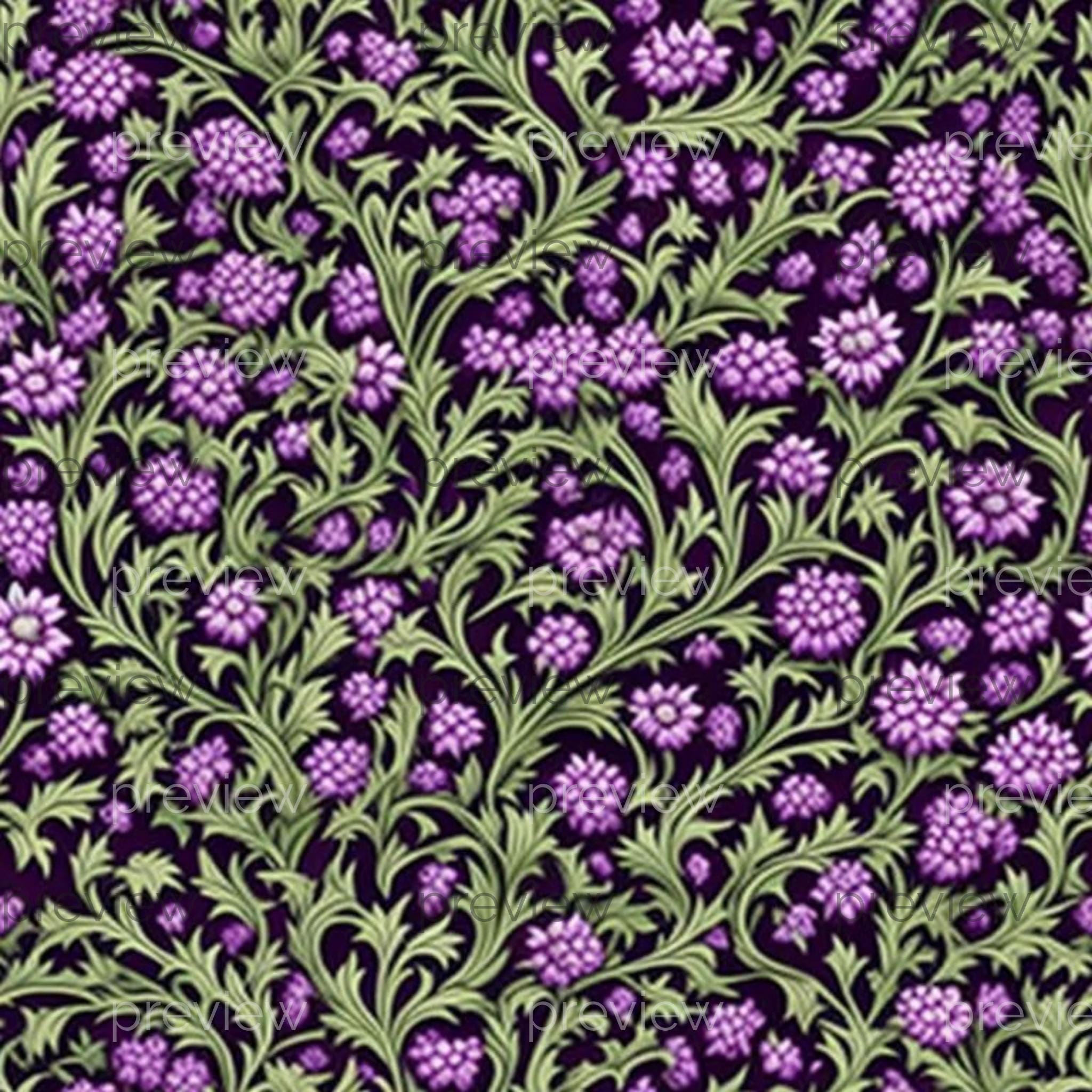 Dollhouse 1:12 Scale Wallpaper X 8 A4 Printable Digital Download Sheets ...