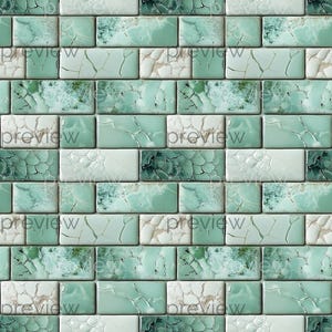 Dollhouse Miniature Printable Glossy Tiles, 1:12 Scale Digital Flooring ...