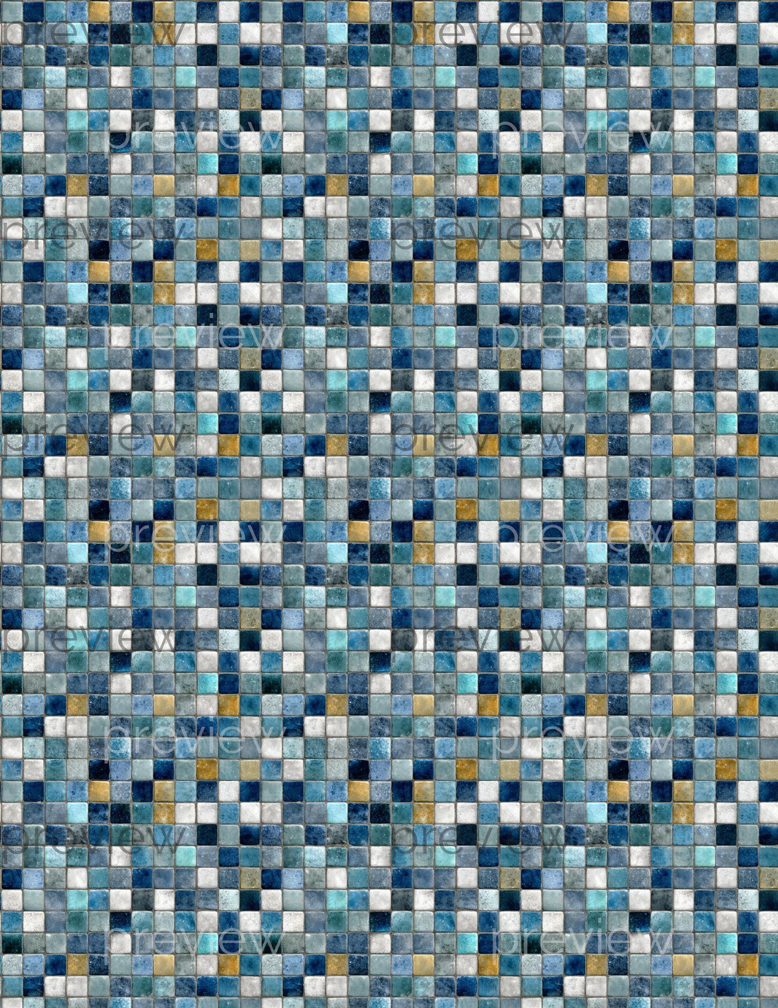 Nautical Dollhouse Tiles, Miniature Printable Blue Tile Designs (PDF ...