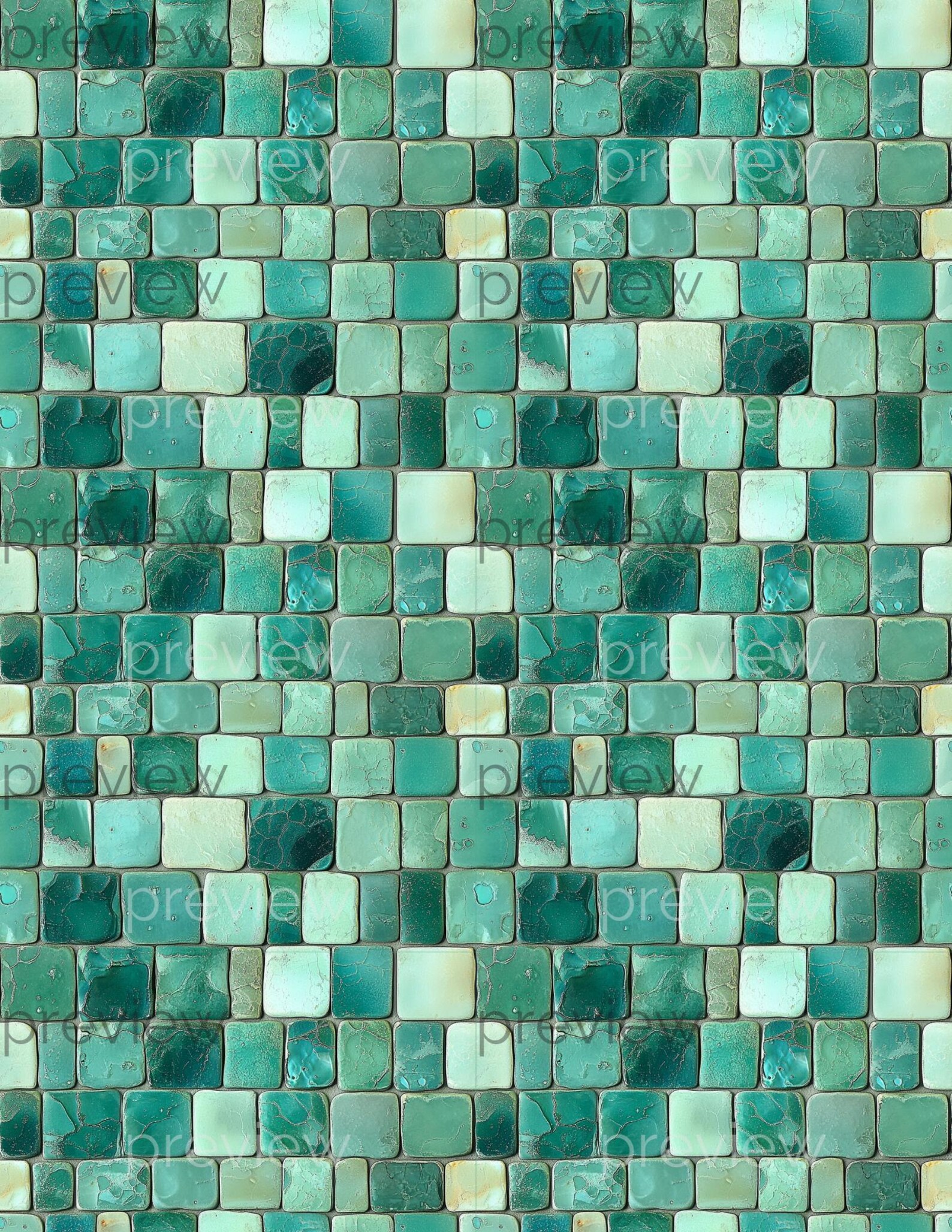 Dollhouse Miniature Printable Glossy Tiles, 1:12 Scale Digital Flooring ...