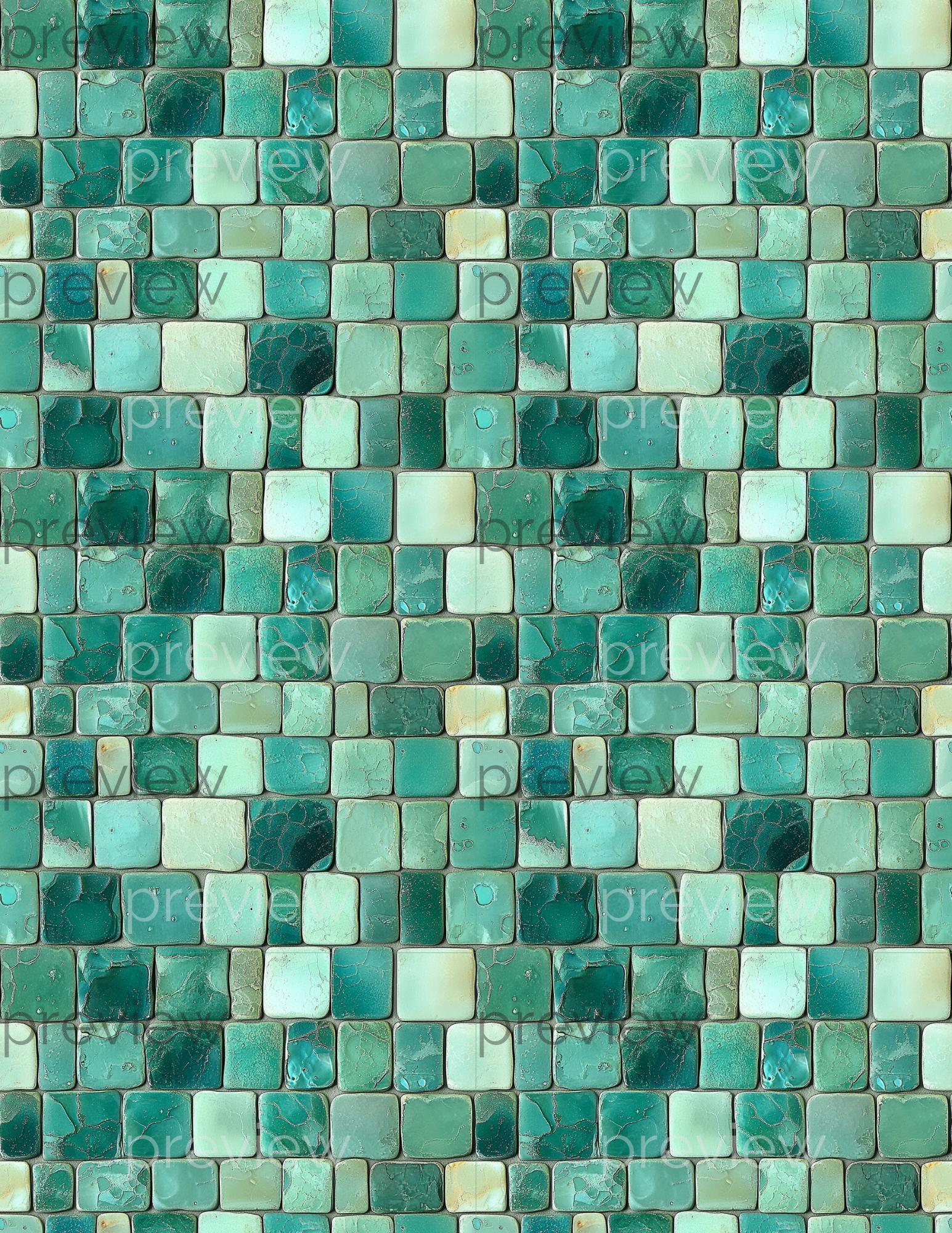 Dollhouse Miniature Printable Glossy Tiles, 1:12 Scale Digital Flooring ...