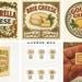 Dollhouse Miniature Cheese Boxes Printable: Cut, Fold & Glue (PDF ...