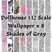 Dollhouse 1:12 Scale Wallpaper X 8 A4 Printable Digital Download Sheets ...