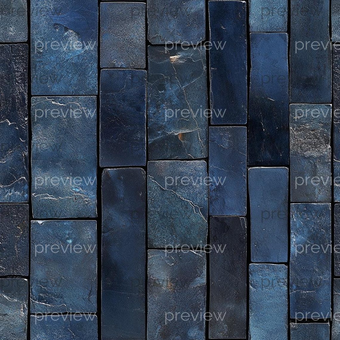 Dollhouse 1:12 Scale Ceramic Tiles X 8 A4 Printable Sheets - Navy Blue ...