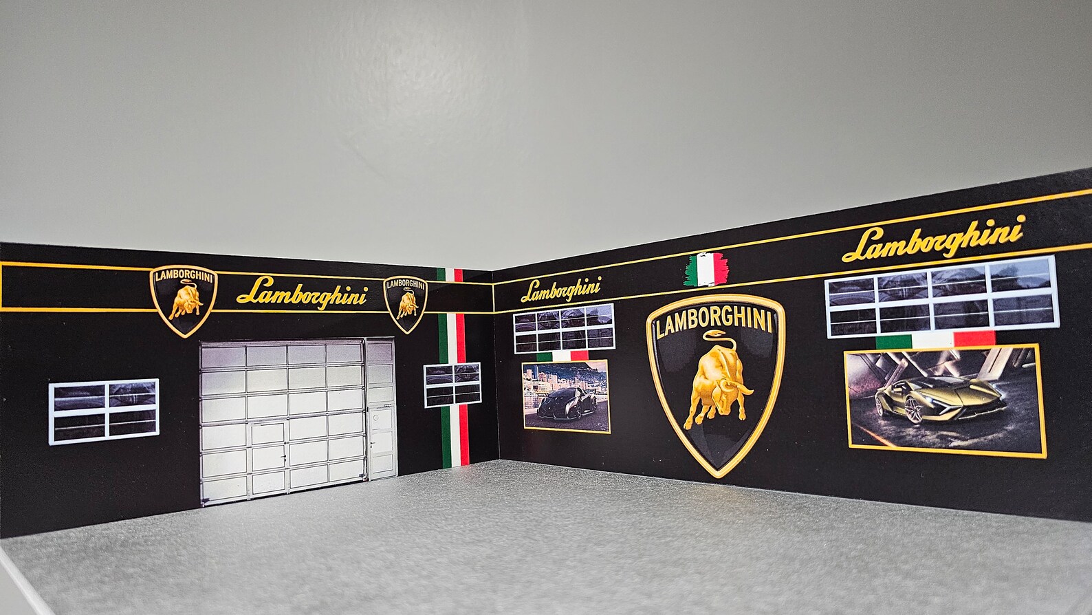 1/64 Hand Made Lamborghini diorama 10x9x4 69 - Etsy