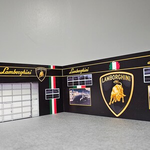 1/64 Hand Made Lamborghini diorama 10x9x4 69 - Etsy