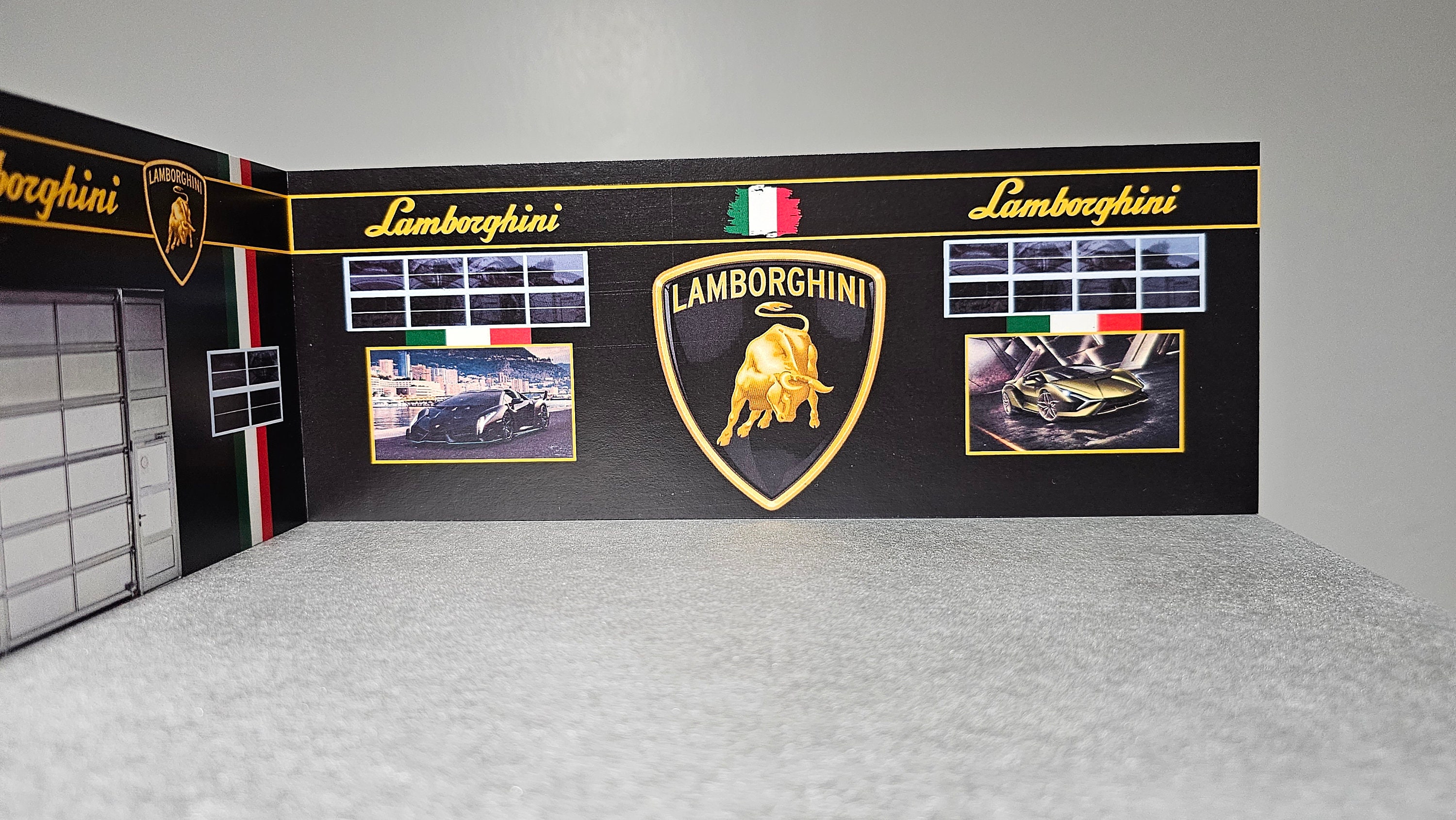 1/64 Hand Made Lamborghini diorama 10x9x4 69 - Etsy