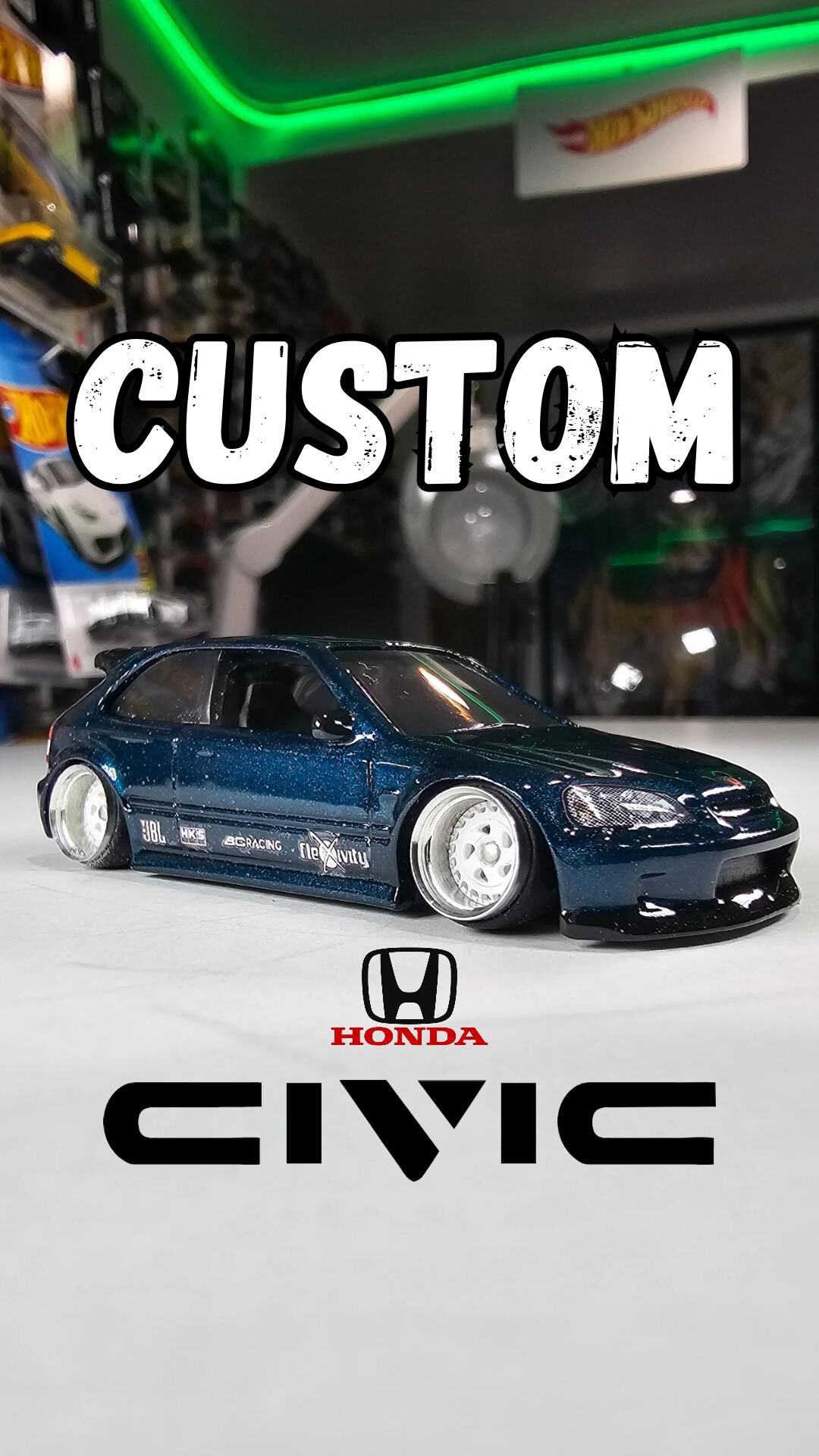 Hotwheels Honda Civic Hatchback Custom - Etsy