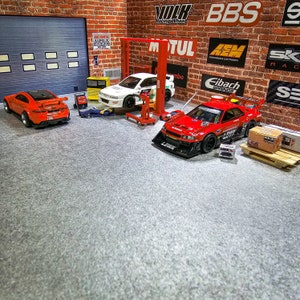 1/64 Hand Made Diorama JDM Garage 10 - Etsy