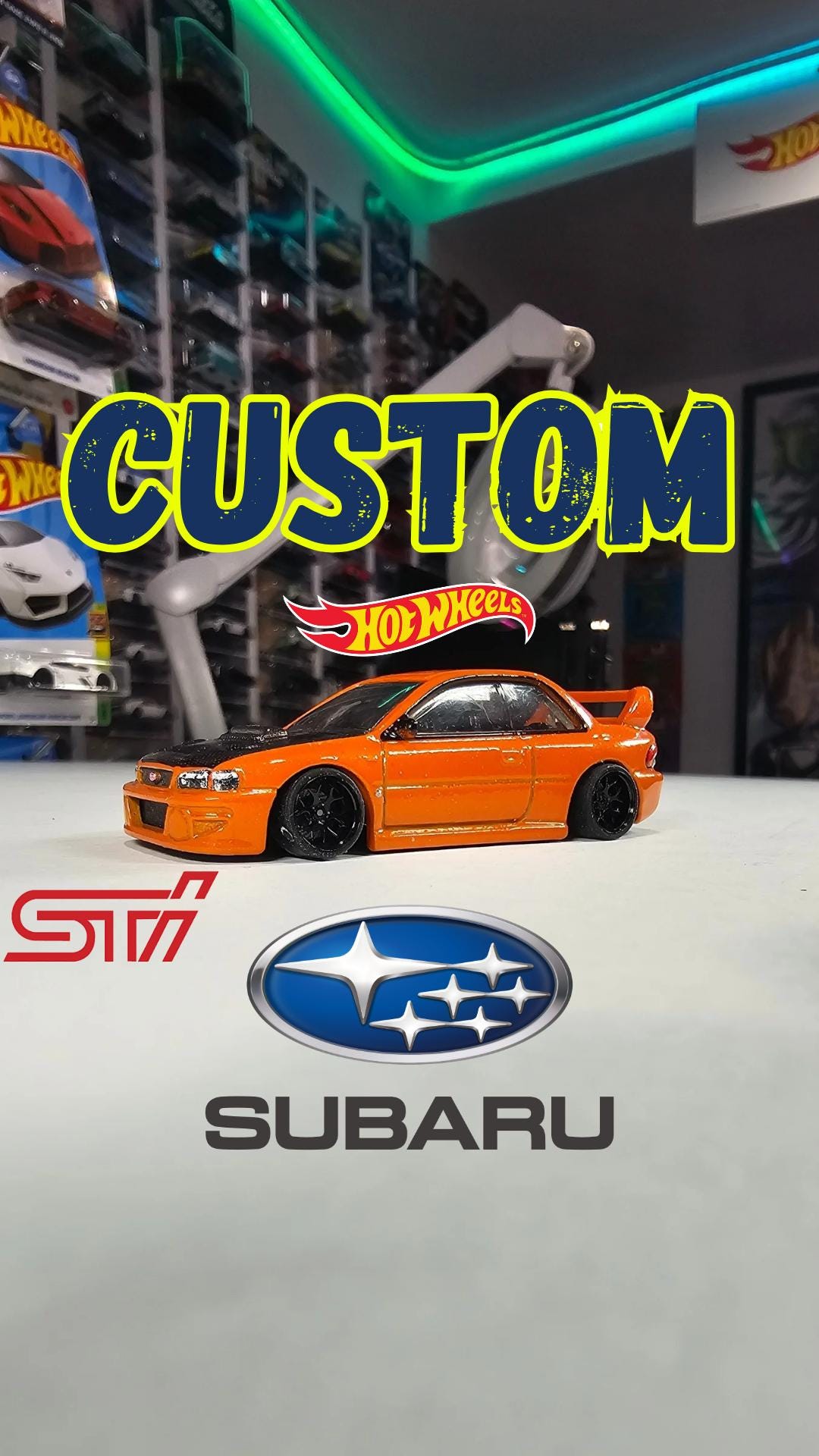 Custom Hotwheels Subaru Impreza 22B STI - Etsy