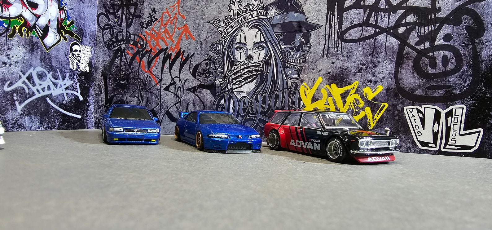 1/64 Hand Made Diorama graffiti Wall 31 - Etsy