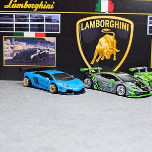 1/64 Hand Made Lamborghini diorama 10x9x4 69 - Etsy
