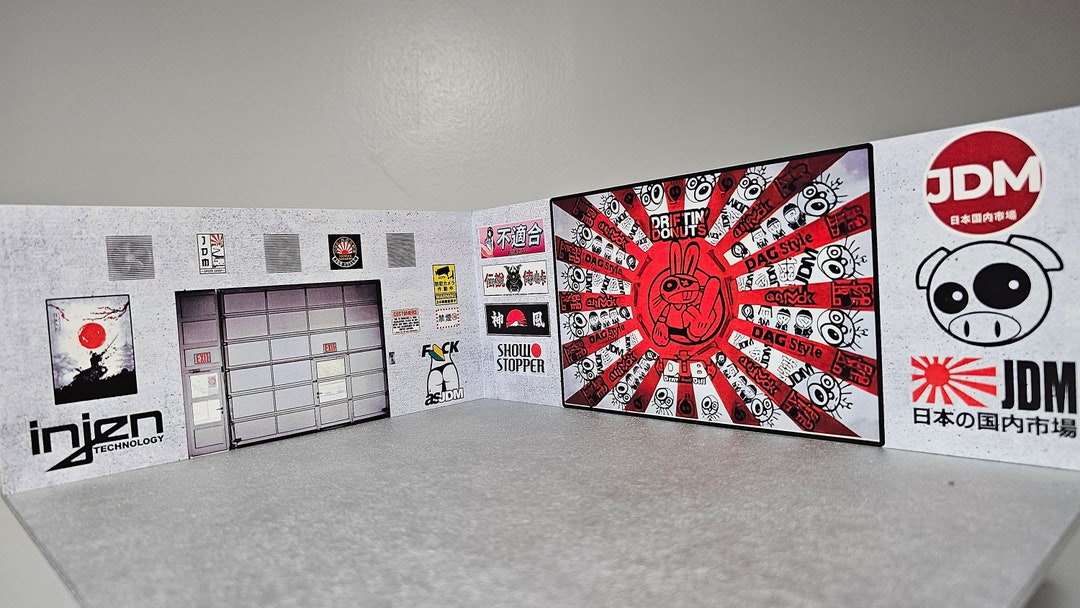 1/64 Hand Made JDM diorama 10x9x4 28 - Etsy