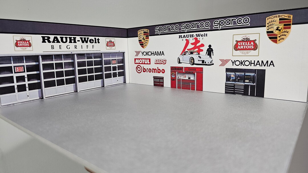 1/64 Hand Made RWB Diorama Garage - Etsy