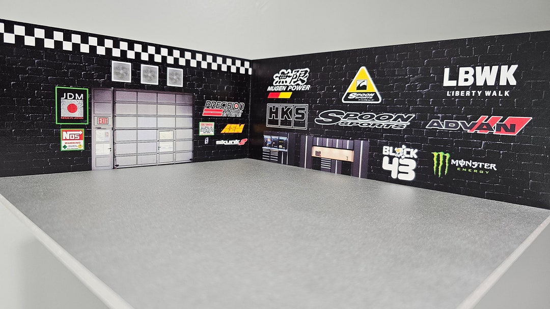 1/64 Hand Made JDM Spoon Diorama Garage - Etsy