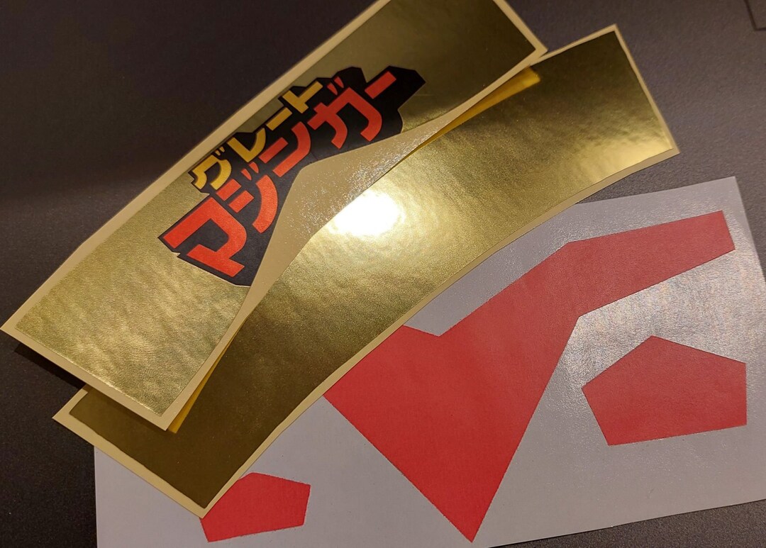 Mazinger Z / Great / Nacoral Shogun Sticker Kit – Vinyl Decals ...