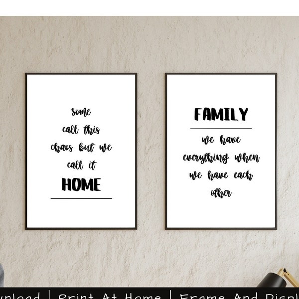 Family A4 Prints - Etsy