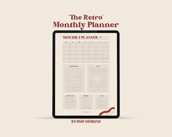 Goodnotes Planner iPad Planner Retro Planner Digital - Etsy