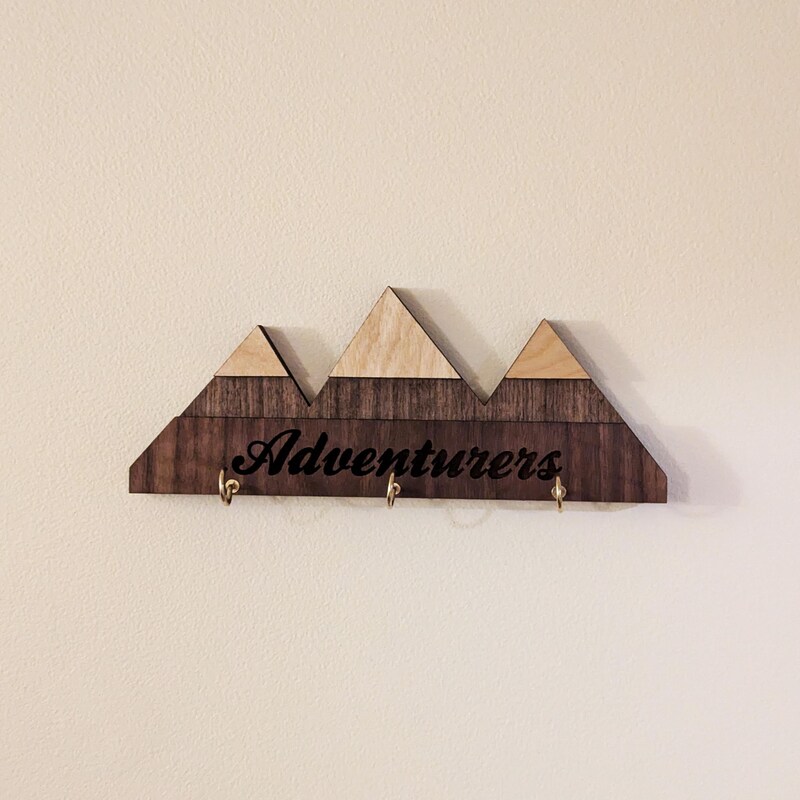 Mountain Key Holder - Etsy