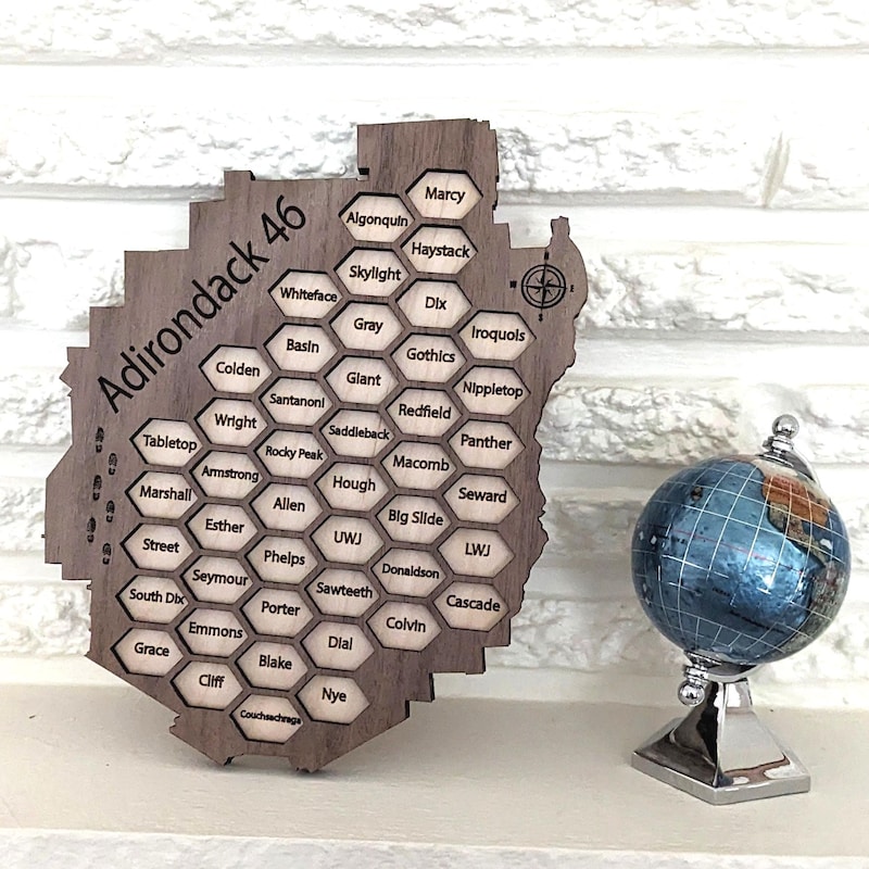 46 Peaks Wall - Etsy