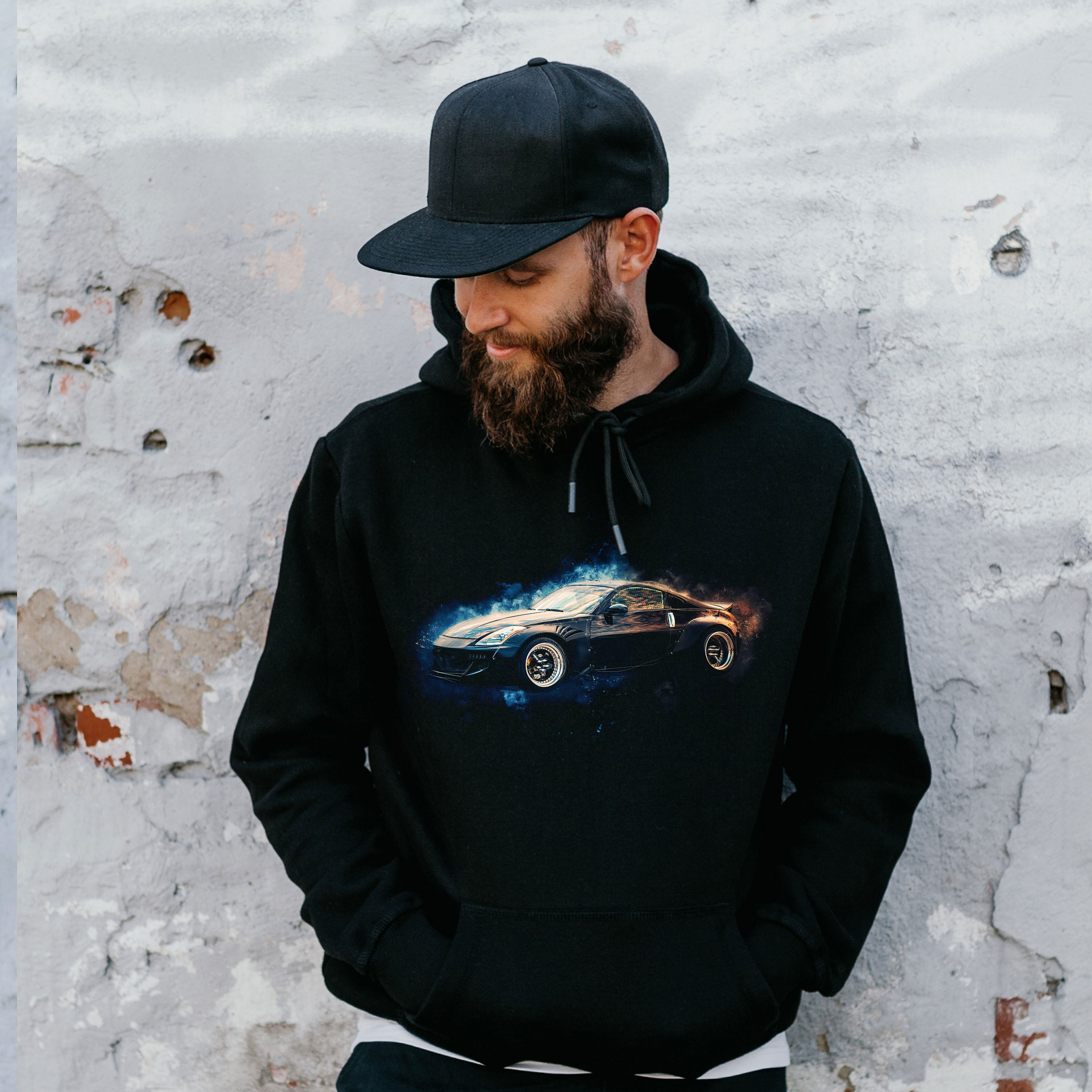 Nissan 350Z Hoodie - Graphic Sports Car Sweatshirt Hoody - Etsy