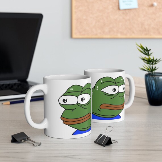 Monkas Mug Pepega Meme Mug Pepe the Frog Mug Streamer Mug - Etsy