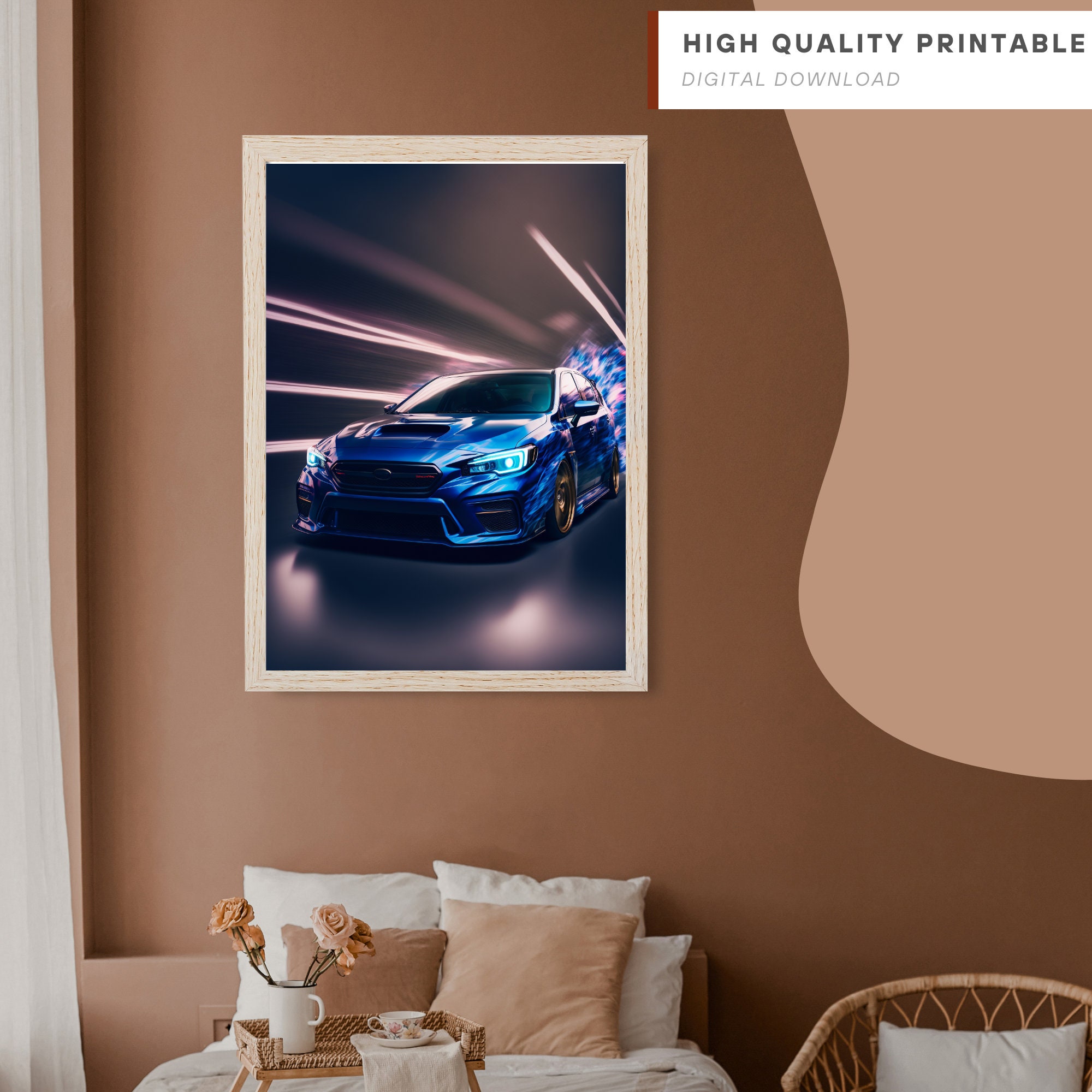 Subaru WRX Reproduction Subaru Poster Print Printable Wall - Etsy