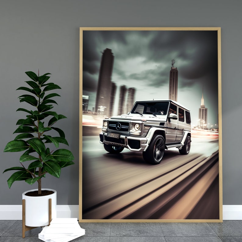 Mercedes G63 Repro2, Mercedes Wallpaper, Printable Art, AI Generated ...