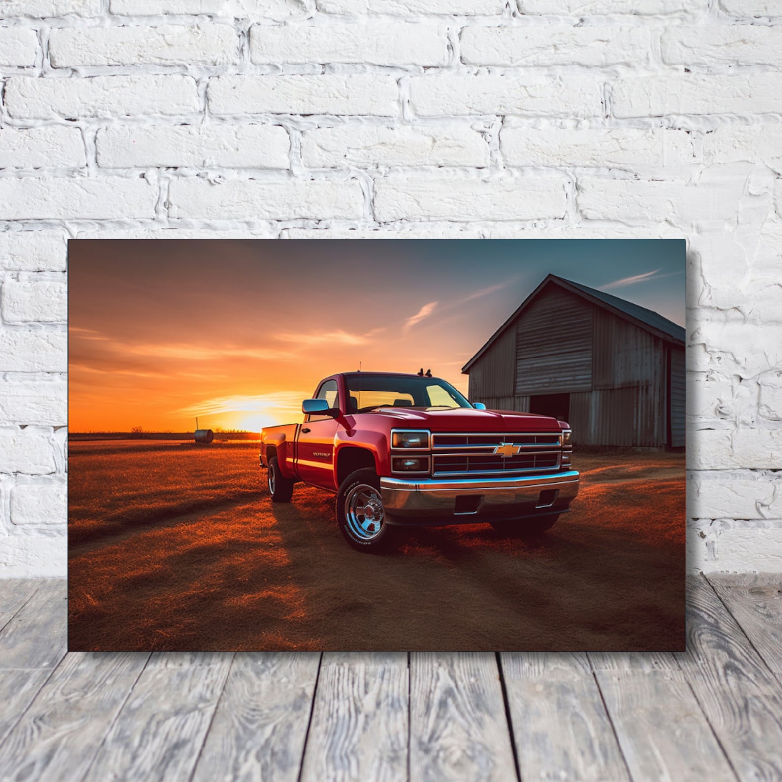 Chevrolet Silverado Repro Silverado Poster Print AI - Etsy