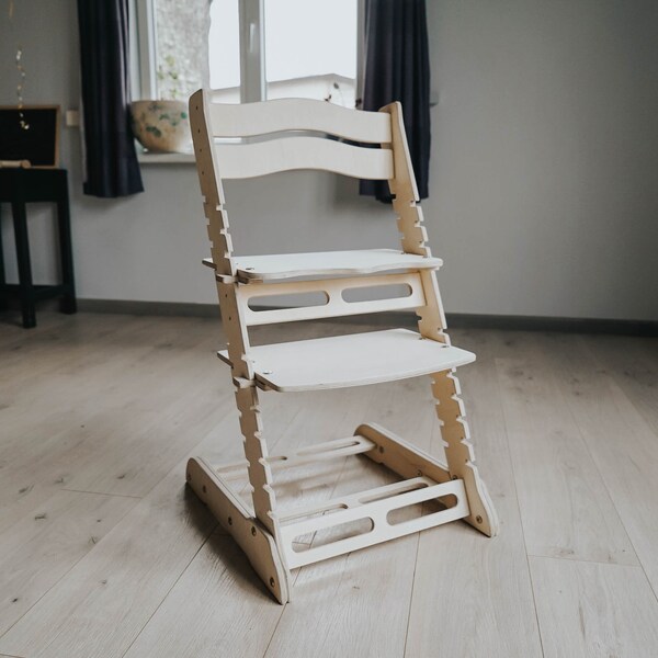 Wooden High Chair - Etsy