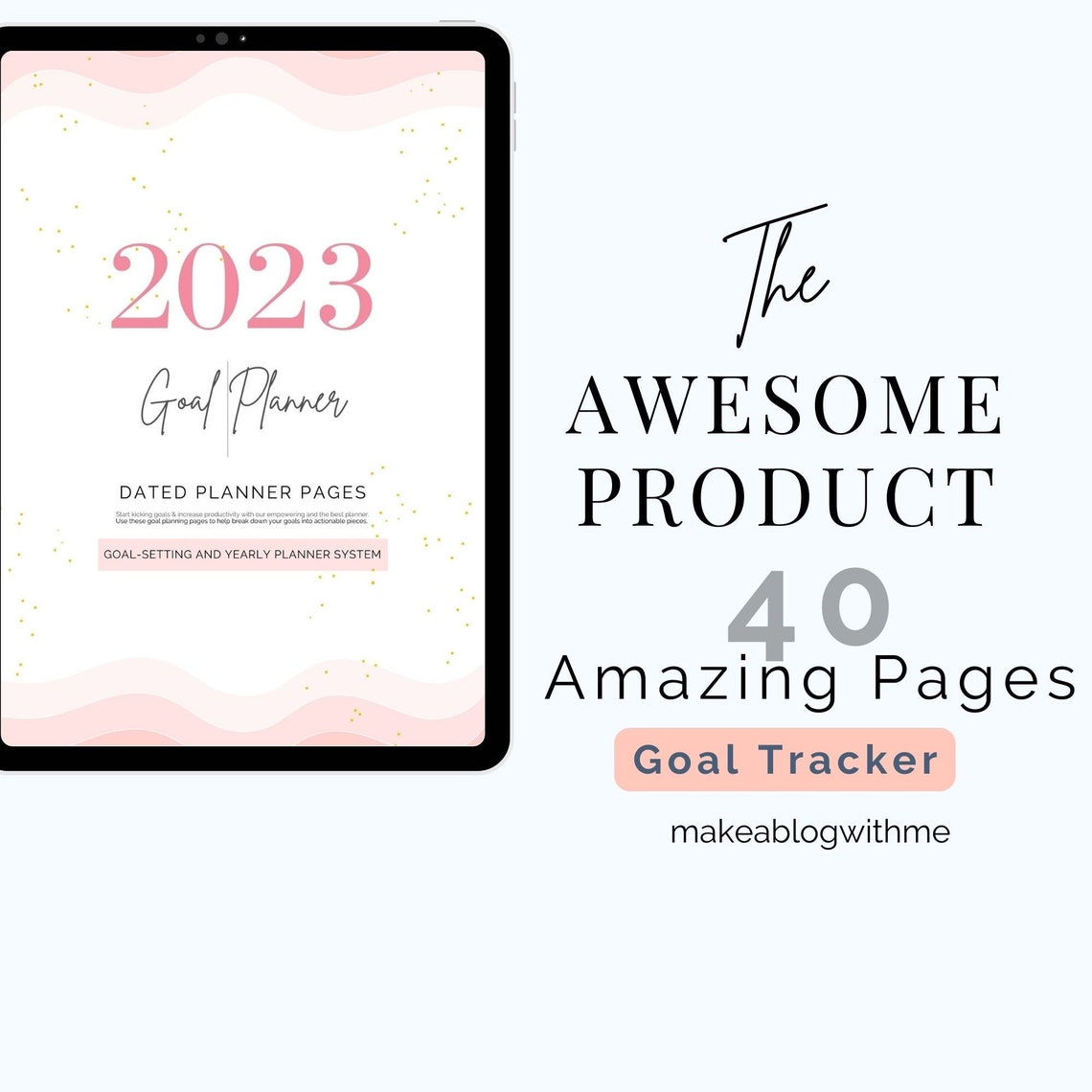 Goal Planner BUNDLE 2023 Goals Tracker Smart Goal Setting - Etsy