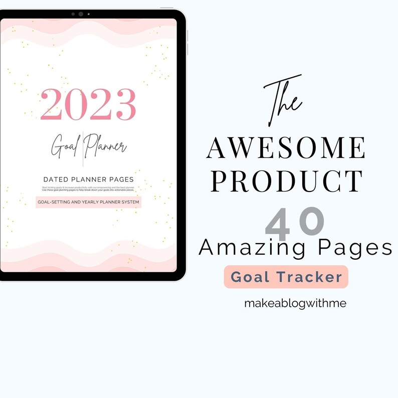 Goal Planner BUNDLE 2023 Goals Tracker Smart Goal Setting - Etsy