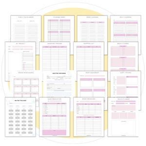 Household Management Planner, Printable Home Management, Household ...