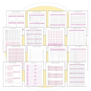Household Management Planner, Printable Home Management, Household ...