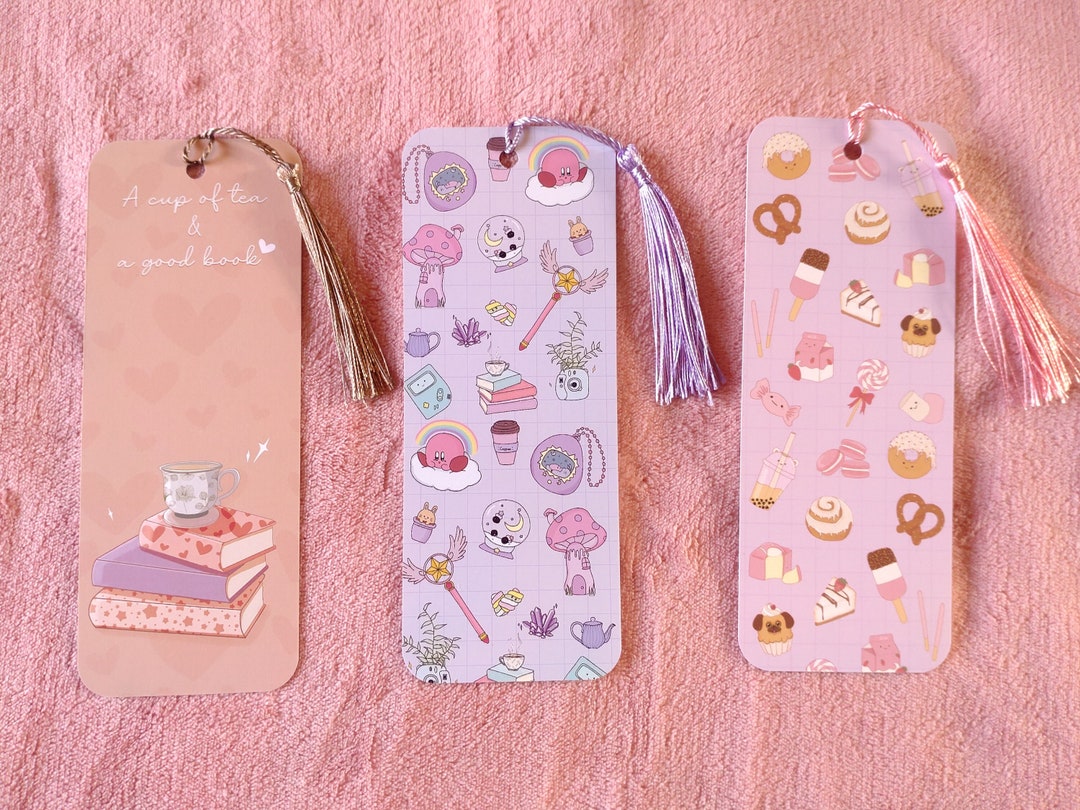 Handmade Bookmark, Individual or Set of 3, Bookish Gifts, Bookmark With ...