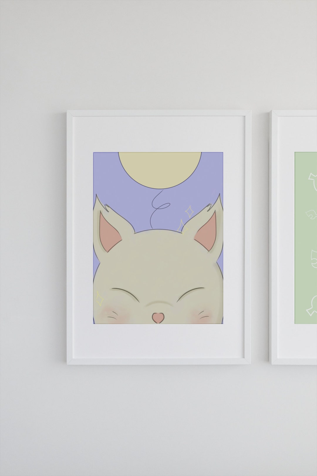Printable Wall Art, Final Fantasy Print, Moogle, FF Art, Digital ...