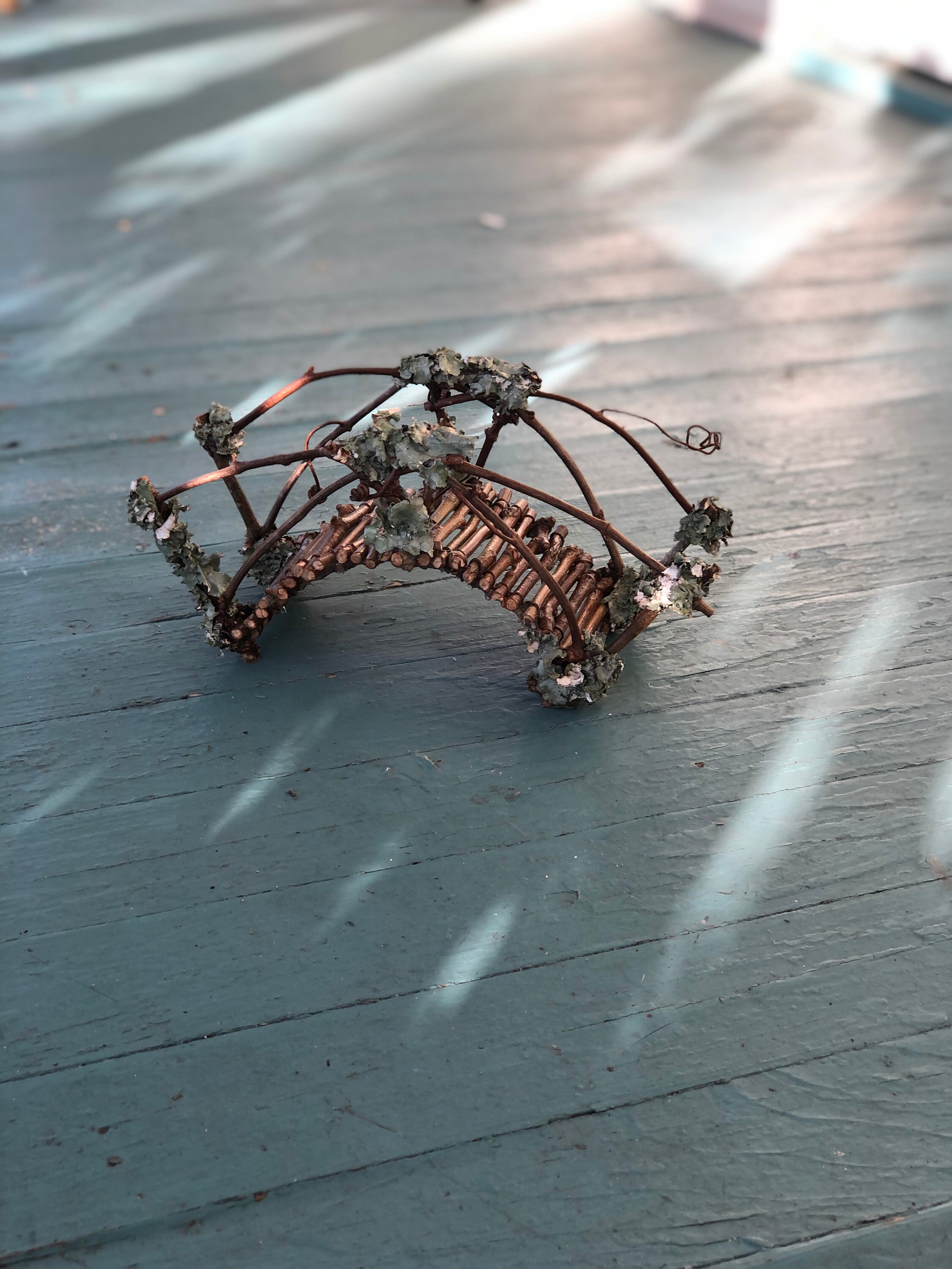 Miniature Huldufólk Bridge, 8”L X 5”W Miniature Ladder Inspired by ...